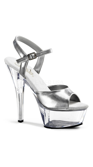 6 Inch Spike Heel Platform Sandal, 6