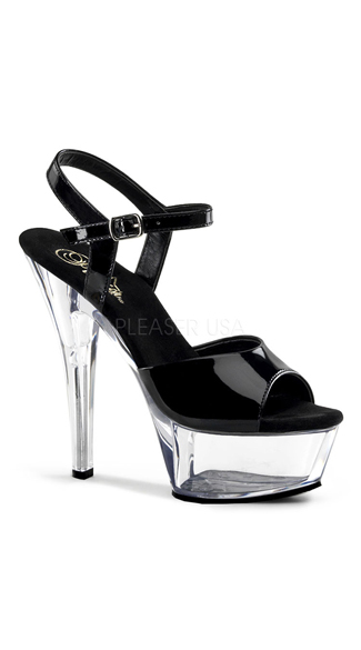 6 Inch Spike Heel Platform Sandal, 6