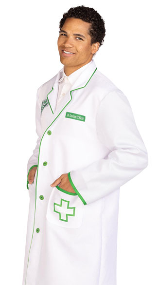 Men's Dr. Graham O'Hash Costume, Men's Weed Doctor Costume - Yandy.com