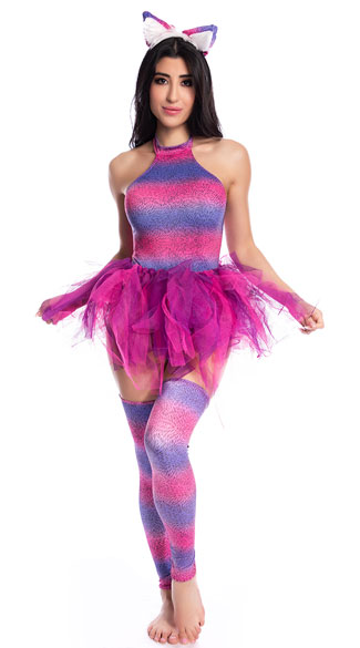 Pussycat Pin Up Costume Sexy Cheshire Kitten Costume