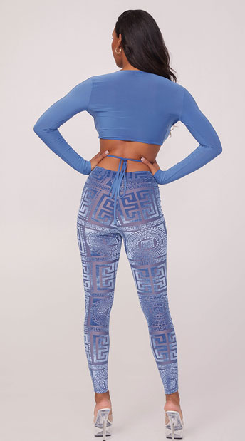 Girls Night Out Top and Pants Set, Crop Top and Pants Set - Yandy.com