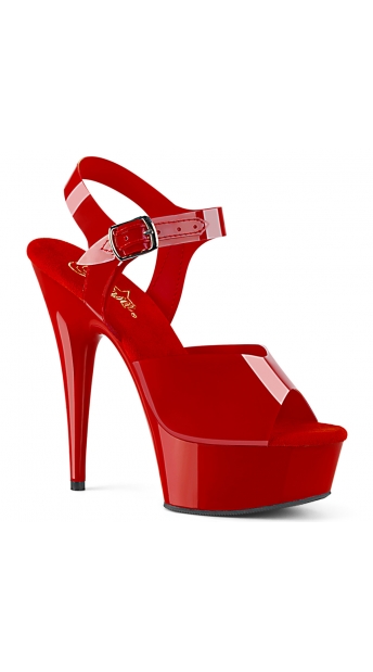 6 Inch Shiny Open Toe Platform Sandal, 6 Inch Shiny Open Platform ...