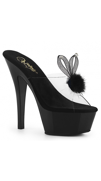 6 Inch Bunny Slide, 6 Inch Neon Clear Slide - Yandy.com