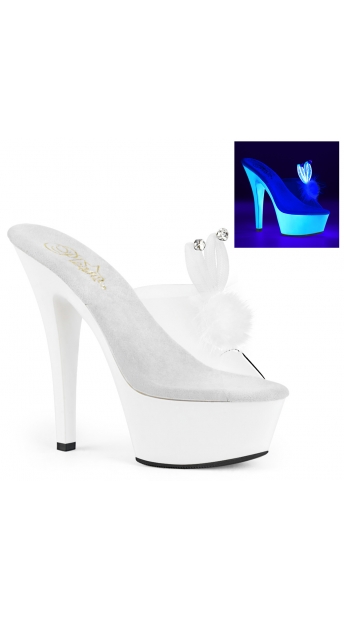 6 Inch Bunny Slide, 6 Inch Neon Clear Slide - Yandy.com