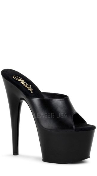 7 Inch Slide On Stiletto Shoe, 7 inch Platform Heels, High Heel Slip On ...