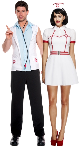 Sexy Bedside Assistance Couples Costume Sexy Bedside Nurse Costume Sexy Nurse Costume Sexy