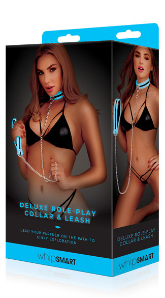 Deluxe Collar and Leash Set, Kinky Collar and Leash Set - Yandy.com