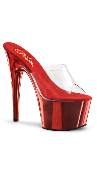 7 Inch Slide On Stiletto Shoe, 7 inch Platform Heels, High Heel Slip On ...