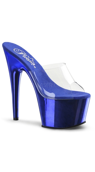 7 Inch Slide On Stiletto Shoe, 7 inch Platform Heels, High Heel Slip On ...