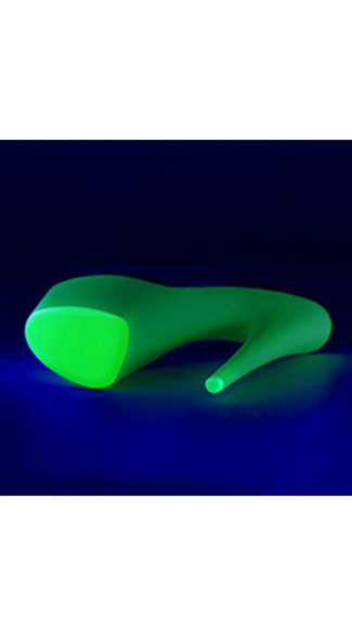Neon UV Reactive Platform Slides, 7 Inch Slides, Black Light Slides
