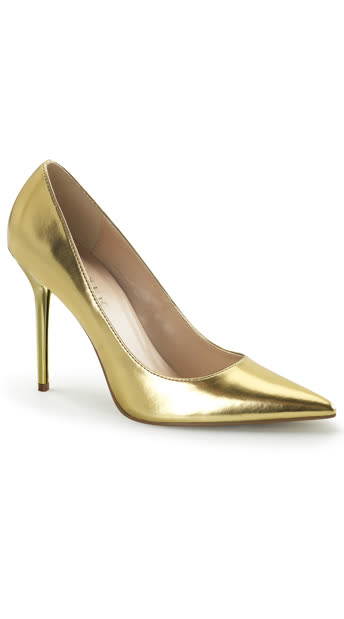 Elongated Classic Pointed Toe Pump, Basic Pumps - Yandy.com