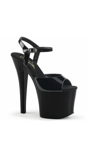 6 Inch Patent Platform Heel Sandals, Patent Leather Platform Shoes ...