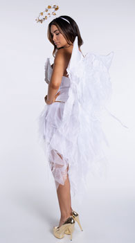 Deluxe Heavenly Angel Costume, Angel's Desire Costume - Yandy.com