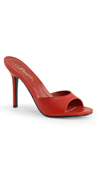 4" Simply Chic Slide, Classic Heeled Slide - Yandy.com